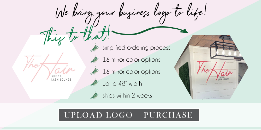 Custom cut logo signs – Happyism, Inc.