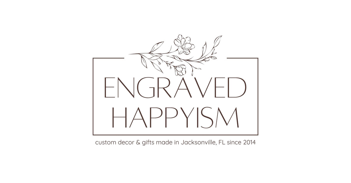 How to Mount Custom Wood Name Signs – Happyism, Inc.