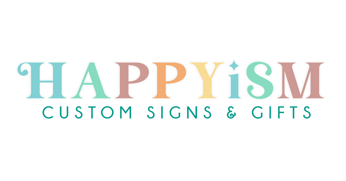 How to Mount Custom Wood Name Signs – Happyism, Inc.